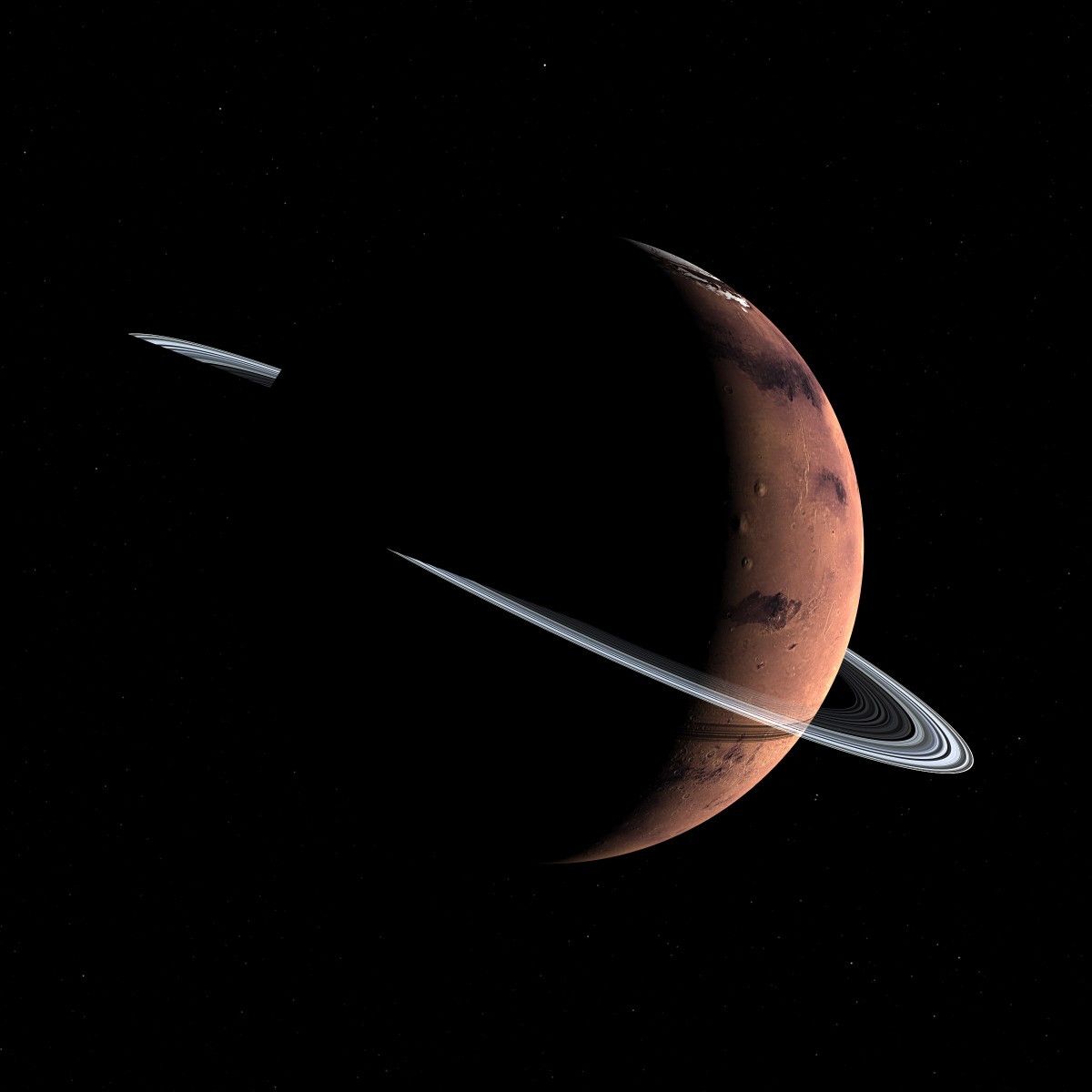 Mars after the death of Phobos - Nick Stevens Graphics