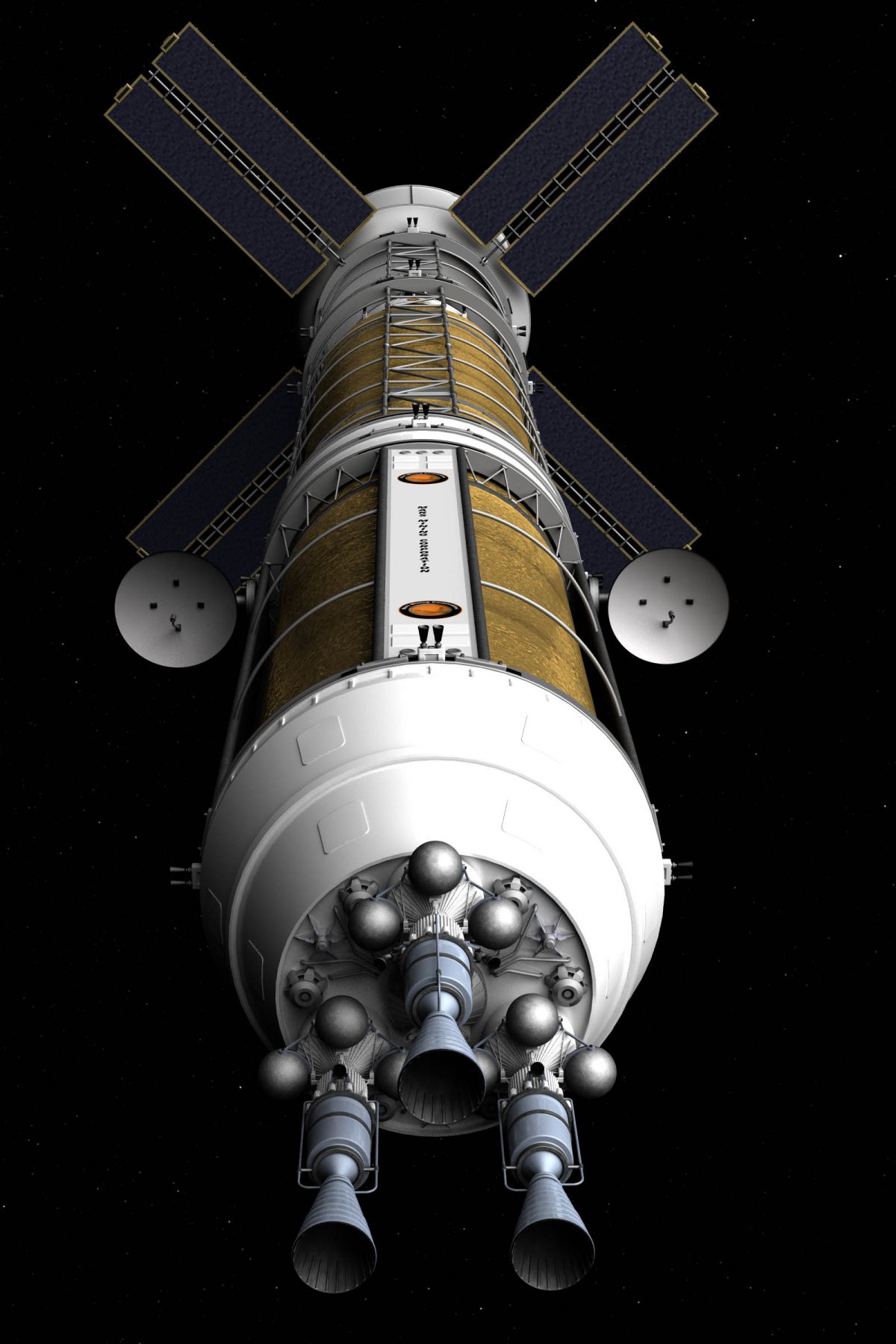 Mars Nuclear Thermal Spacecraft – Nick Stevens Graphics