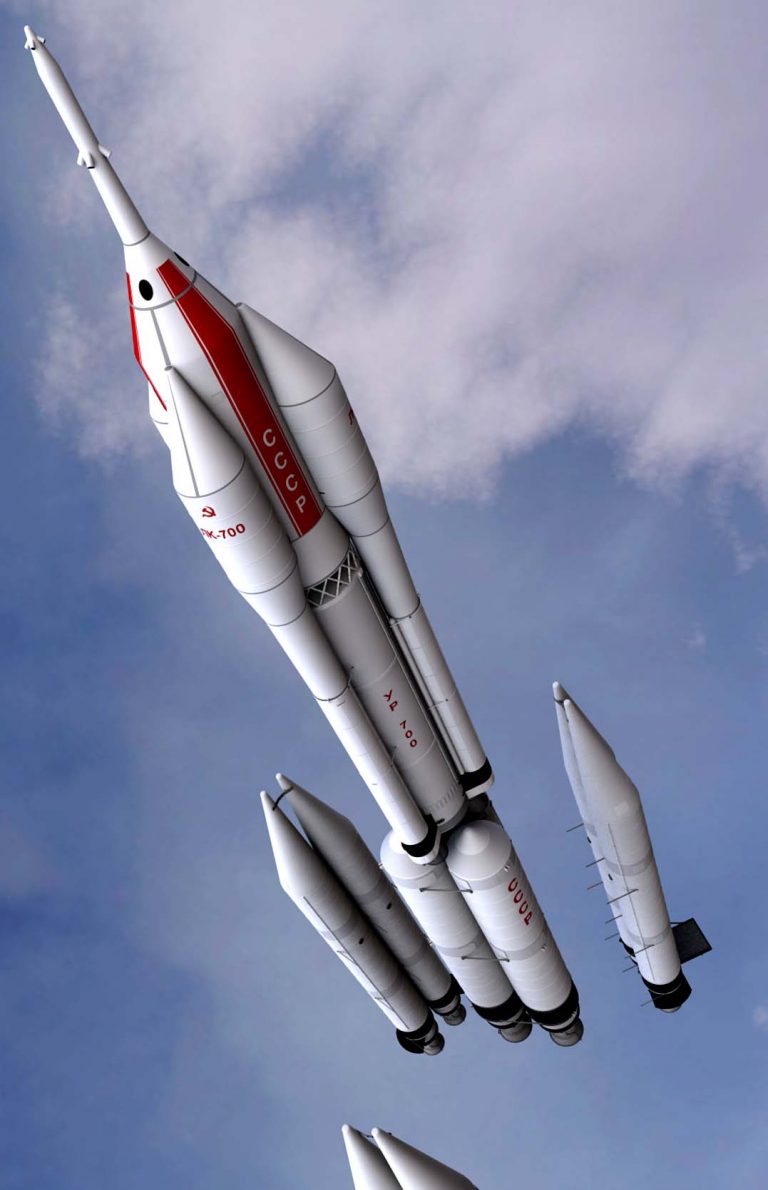 Progress with the UR-700 moon rocket - Nick Stevens Graphics